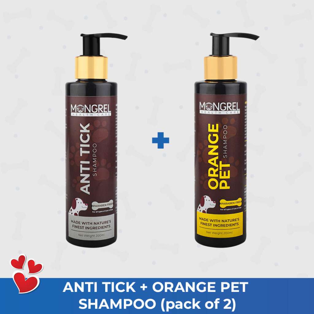 Mongrel Healthcare Orange Extract Pet Shampoo Anti Bacterial Dog and 1 ...